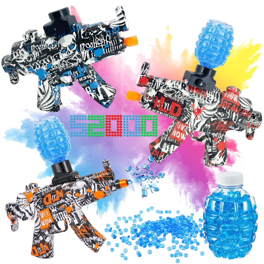 Automatic MP5 Electric Water Bullet Blaster Gun with 52,000 Water Bead ...